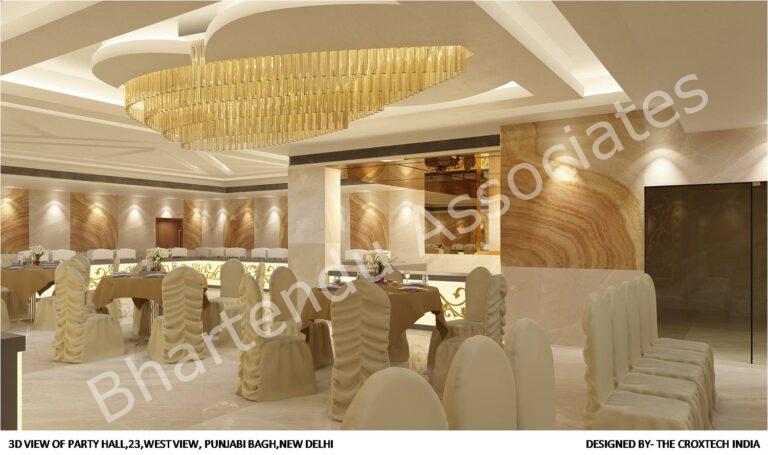 Banquet Hall Interior Design - Interior Designing for Banquet Hall in ...