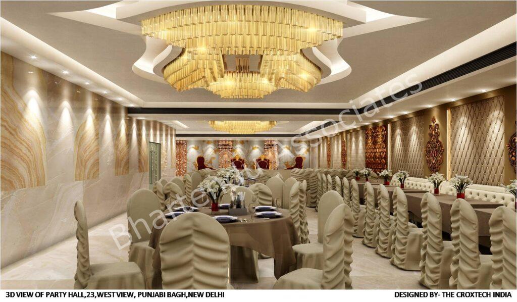 Banquet Hall Interior Design - Interior Designing for Banquet Hall in ...